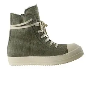 Rick Owens High Top Sneaker 'dark Pearl Milk - Tan