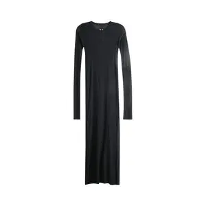 Rick Owens Rib Long-sleeve Dress - Black