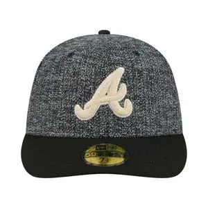 New Era Atlanta Braves Tweedy Cotton 5950pc - Black
