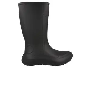 FERRAGAMO Wmns Gancini Logo Rain Boot - Black