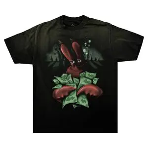 TRAVIS SCOTT X Spongebob Money Tee - Black