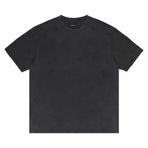 PURPLE BRAND Textured Jersey Short-sleeve Tee - Black