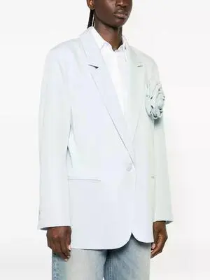 VICOLO Single-breasted Blazer With Floral Appliqu