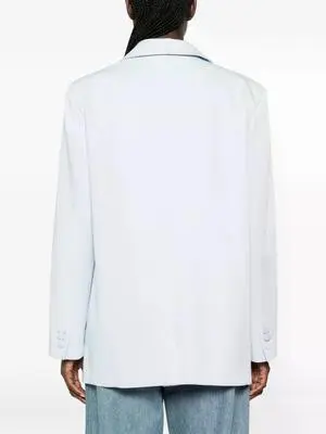 VICOLO Single-breasted Blazer With Floral Appliqu