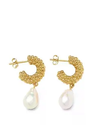 MISSOMA Baya Pearl Pendant Beaded Earrings - Gold