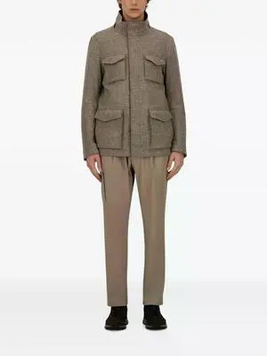 Herno Virgin Wool Long Sleeve Jacket