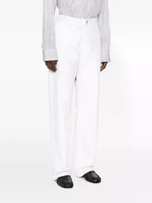 VICOLO Logo Patch Wide-leg Jeans