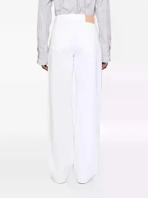 VICOLO Logo Patch Wide-leg Jeans