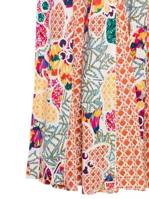Diane Von Furstenberg Belted Floral-print Maxi Dress - White