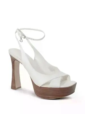 Guess Platform Ankle-strap Sandals With Block Heel