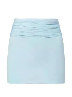 Wardrobe.NYC Ruched Mini Skirt