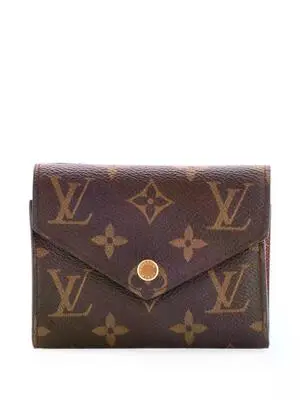 LOUIS VUITTON Victorine Wallet Monogram Canvas Small Wallets - Brown