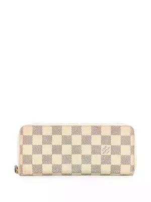 LOUIS VUITTON Clemence Wallet Damier Small Wallets - White