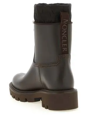 Moncler Kickstream Ankle Rain Boots - Brown