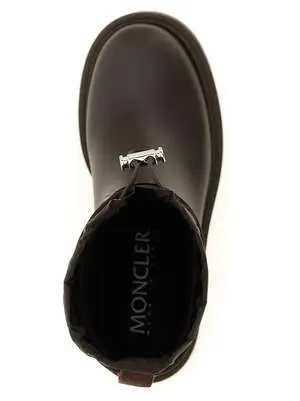 Moncler Kickstream Ankle Rain Boots - Brown