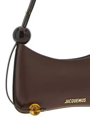 Jacquemus Le Bisou Perle Shoulder Bag - Brown