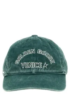 GOLDEN GOOSE Journey' Baseball Cap - Green
