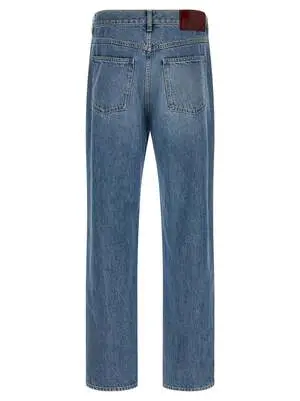 Gucci Délavé Effect Denim Jeans - Blue