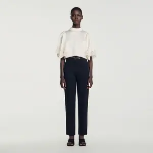 Sandro Stretch Straight-leg Trousers