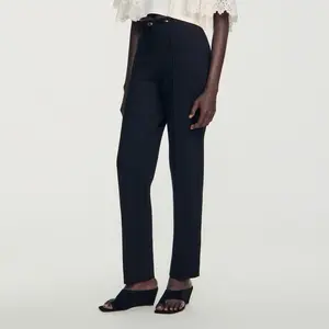 Sandro Stretch Straight-leg Trousers