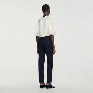 Sandro Stretch Straight-leg Trousers