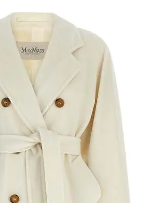 Max Mara Madame 101801 Icon Coat - White