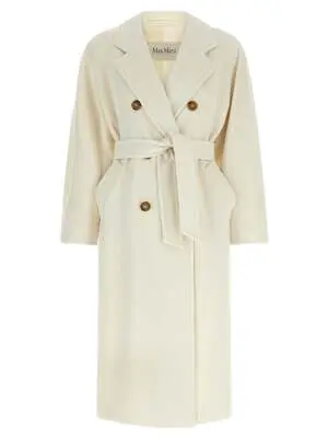 Max Mara Madame 101801 Icon Coat - White
