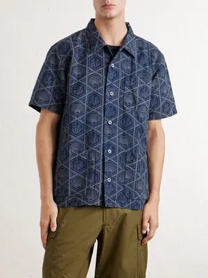 Ralph Lauren Printed Linen And Cotton-blend Shirt