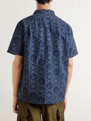 Ralph Lauren Printed Linen And Cotton-blend Shirt