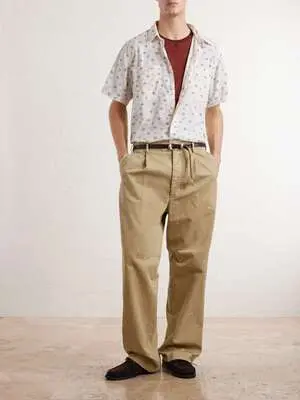 Ralph Lauren Printed Linen And Cotton-blend Shirt