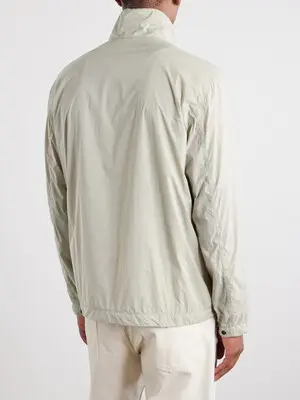 Stone Island Logo-appliquéd Garment-dyed Shell Jacket