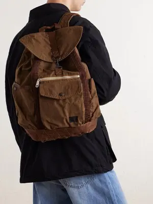 PORTER-YOSHIDA & CO Crag Canvas Backpack