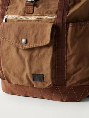 PORTER-YOSHIDA & CO Crag Canvas Backpack