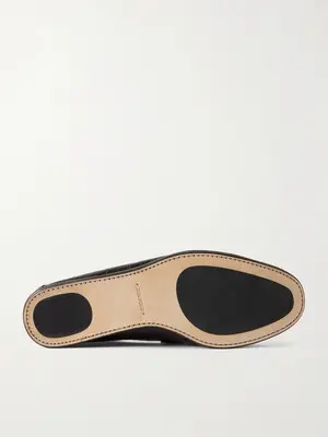 TOM FORD Sebastian Croc-effect Leather Loafers