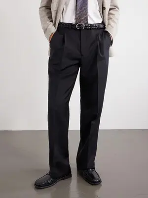 TOD'S Logo-debossed Gathered Leather Loafers