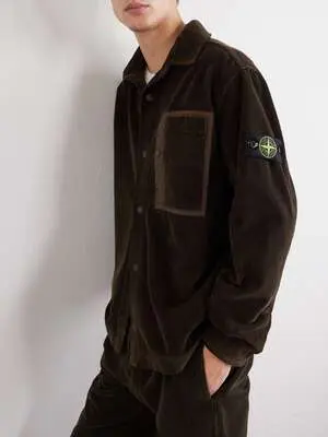 Stone Island Organic-cotton Corduroy Jacket