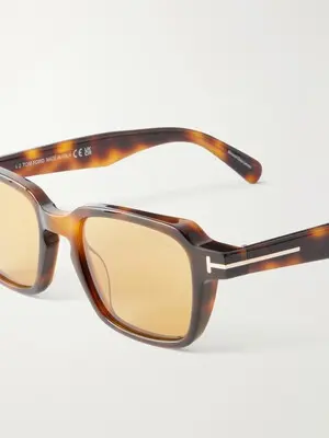TOM FORD Ezra-02 Square-frame Acetate Sunglasses