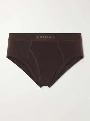 TOM FORD Stretch-cotton Briefs