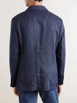 Polo Ralph Lauren Linen And Wool-blend Blazer