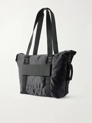 Rick Owens Trolley Canvas-trimmed Shell Tote