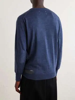 MAISON MARGIELA Wool-blend Mended Sweater
