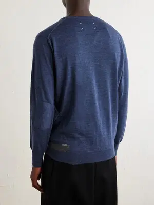 MAISON MARGIELA Wool-blend Mended Sweater