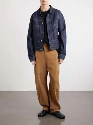 LEMAIRE Straight-leg Cotton-twill Trousers