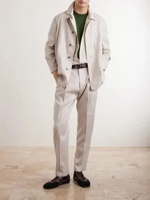 Paul Smith Linen And Wool-blend Overshirt