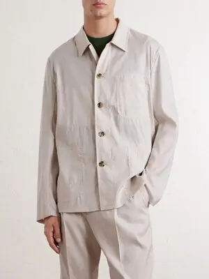 Paul Smith Linen And Wool-blend Overshirt