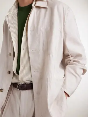 Paul Smith Linen And Wool-blend Overshirt