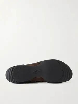 Loewe Grip Suede And Tpu Sneakers