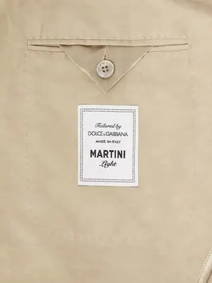 Dolce & Gabbana Maiolica Linen Blazer - Neutrals
