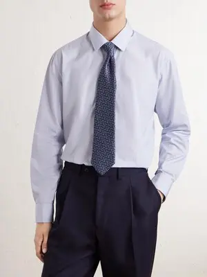Charvet Striped Cotton-twill Shirt