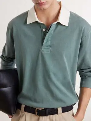 CORRIDOR Cotton-jersey Polo Shirt